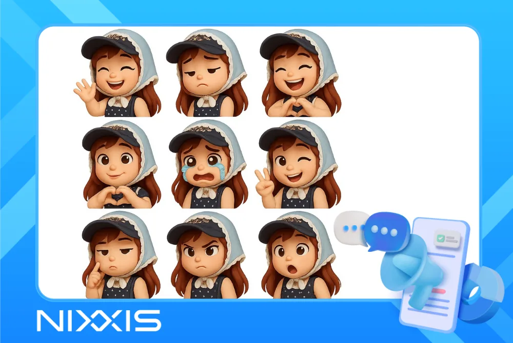 10+ Prompt AI Tạo Sticker, Chibi & Ảnh Cá Nhân Cực Dễ Làm - Nixxis